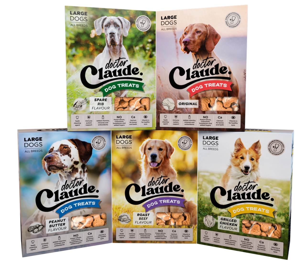 Dr Claude dog biscuits | Wholesome dog treat recommended by Vets